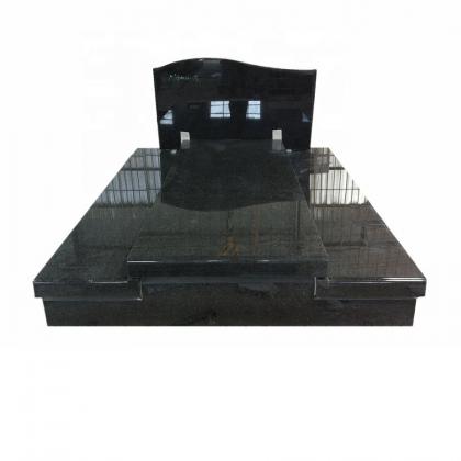 Buy Black Granite Polish French Style Headstone Tombstone Gravestones ...
